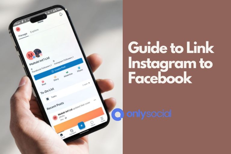 How To Link Instagram To Facebook Cross-Posting Made Easy - OnlySocial