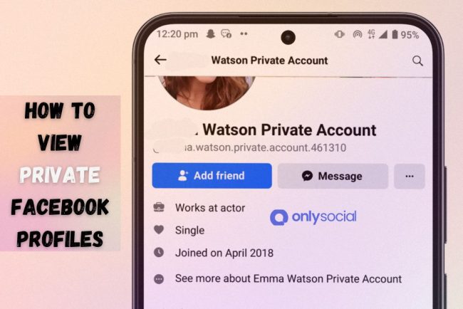 How to View Private Facebook Profiles: A 2025 Ethical Guide - OnlySocial