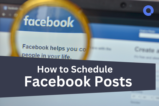 How to Plan and Schedule Posts on Facebook [2 Easy Methods] - OnlySocial