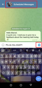 How to Schedule Messages on Telegram [Texts, Photos, and Video Messages ...