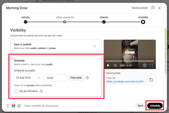 How to Schedule YouTube Shorts [2 Fast Ways] - OnlySocial