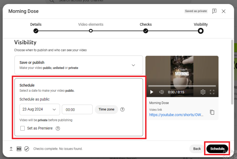 How to Schedule YouTube Shorts [2 Fast Ways] - OnlySocial